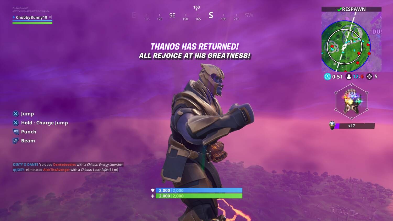 Fortnite x Avengers End Game Limited Time Mode – The Hornet